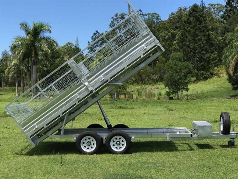 Hydraulic Flat Top Tipper Trailer Manufacturer - SWT Trailer